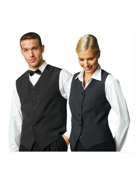Customize Waiter Vest CSTM FB01 Series (Unisex) - YOS Uniform & Premium ...