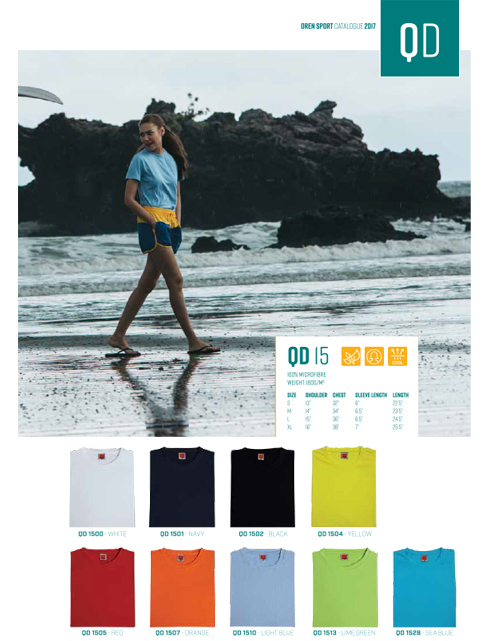 Quick Dry T-shirt QD15 Series (Ladies) - YOS Uniform & Premium Sdn. Bhd.